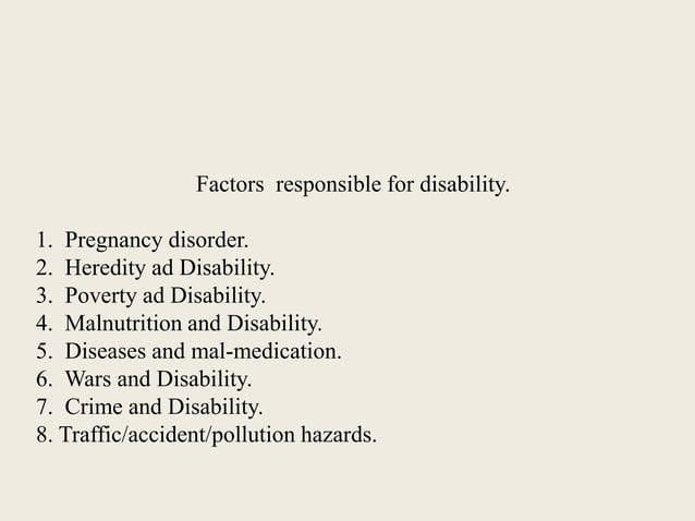 Person with disabilities act (PWD) 1995 | PPTX