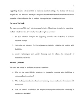 INCLUSIVE EDUCATION AS STRATEGIES FOR SUPPORTING STUDENTS WITH ...