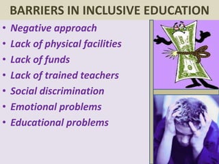 Inclusive education for bed paper 13 | PPTX