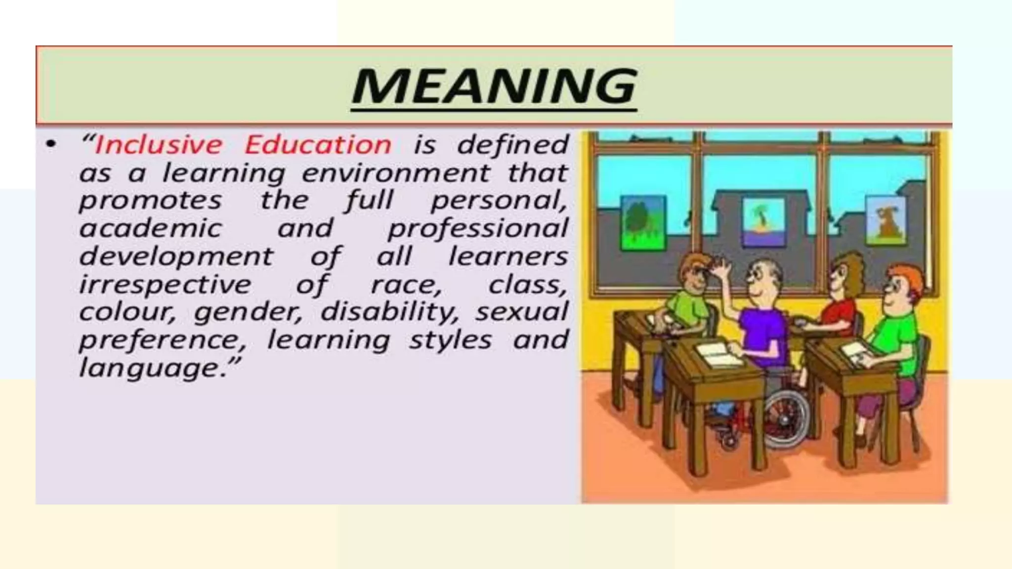 INCLUSIVE EDUCATION -UNIT -1.pptx