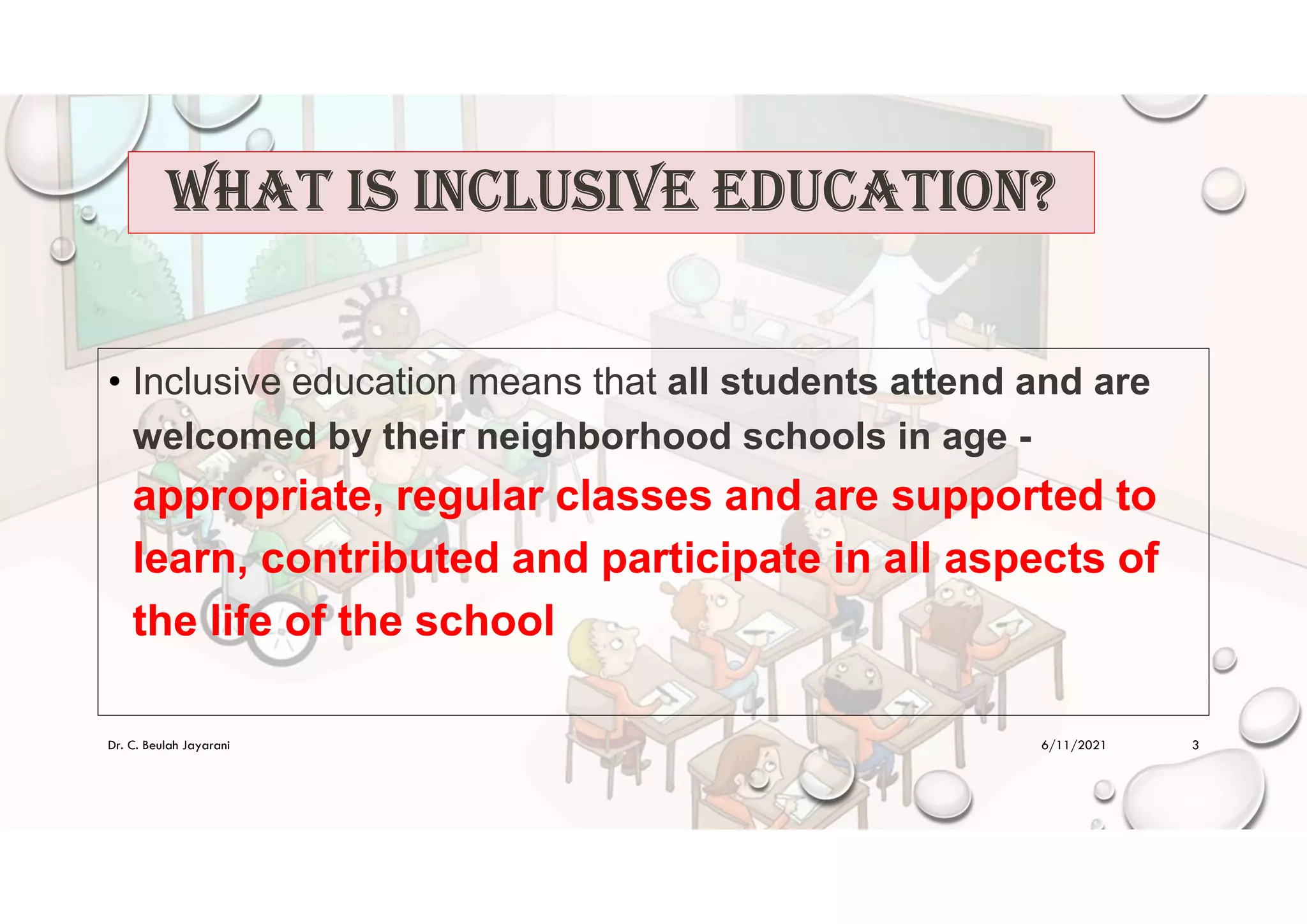 Inclusive education unity in diversity | PPT