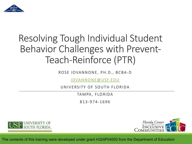 Resolving Tough Individual Student Behavior Challenges with Prevent ...