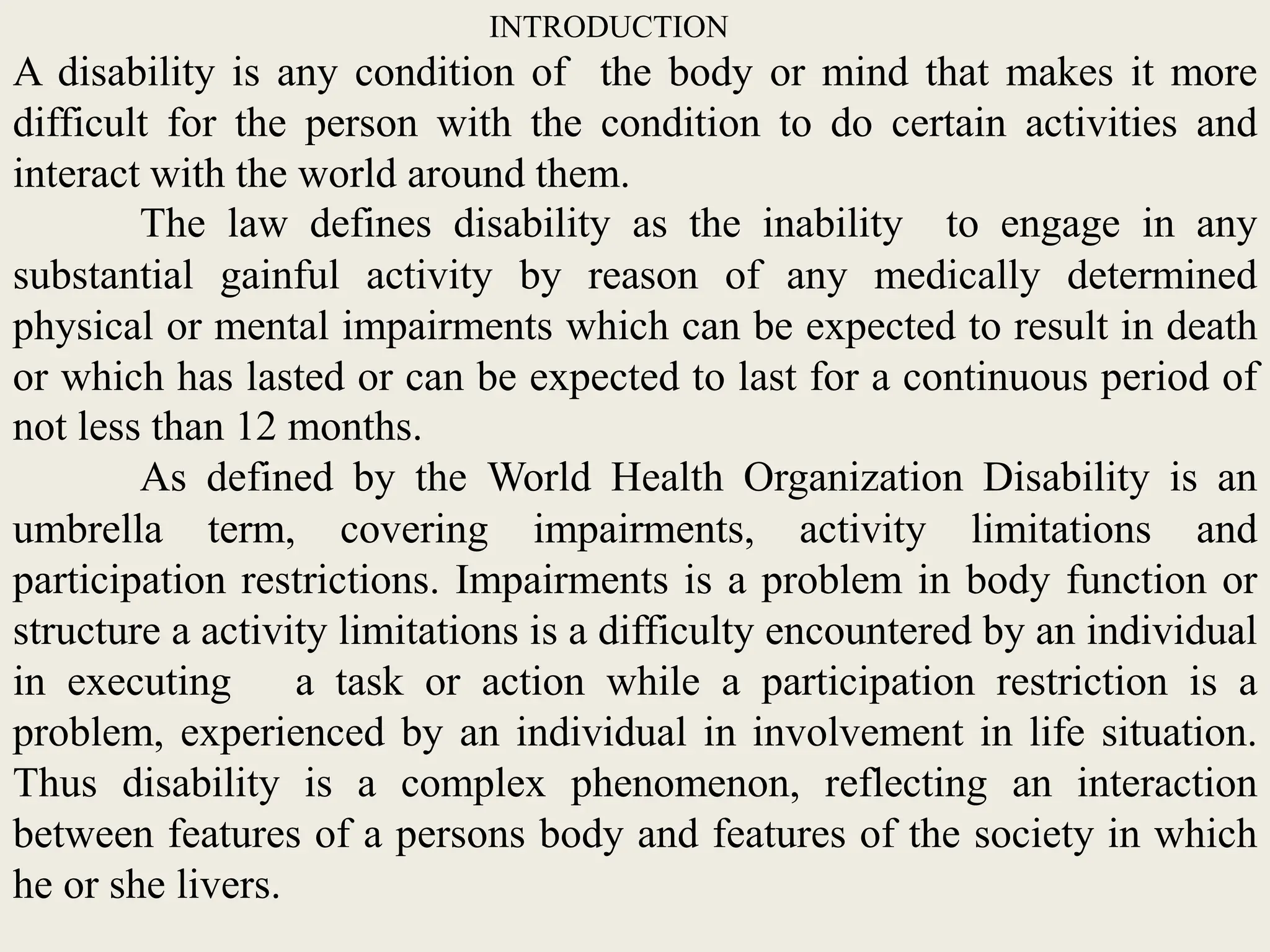 person with disability act (PWD - 1995) | PPTX