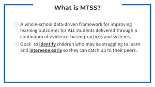 Multi-Tiered Systems of Support for Young Children: Driving Change in ...