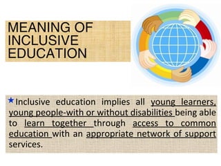 Inclusivity in education | PPT