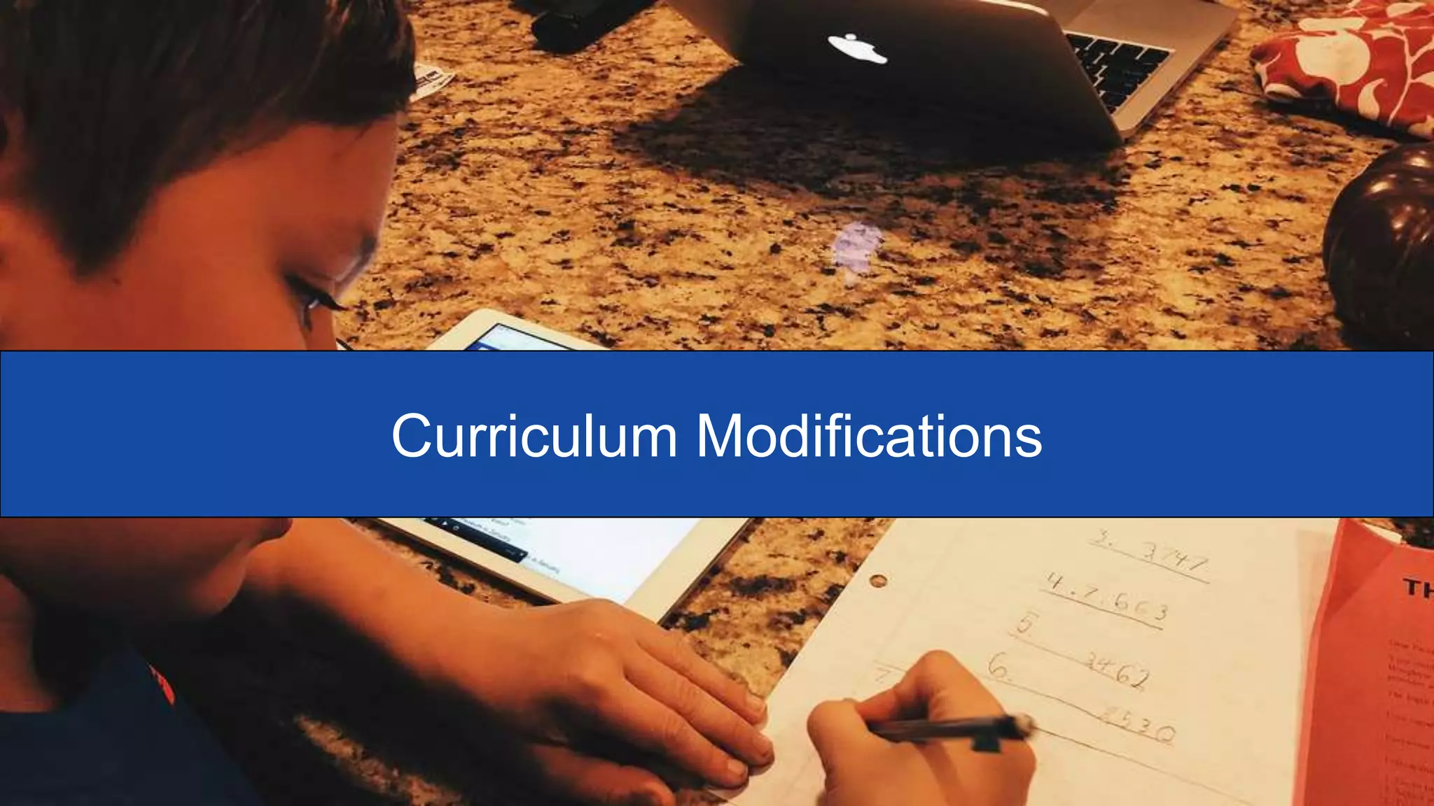 Practical Strategies to Modify Your Curriculum for Students Working ...