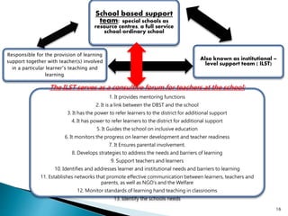 Inclusive education 302 s study notes | PPTX
