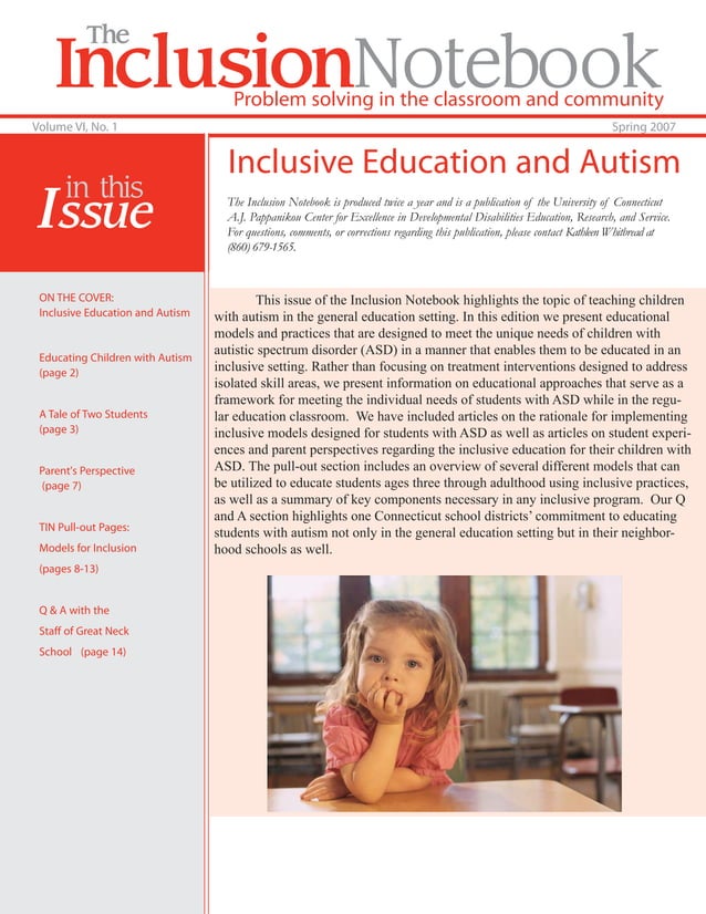 Inclusive education and autism | PDF