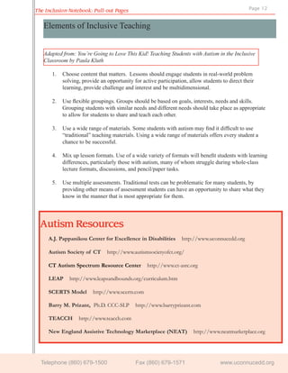 Inclusive education and autism | PDF