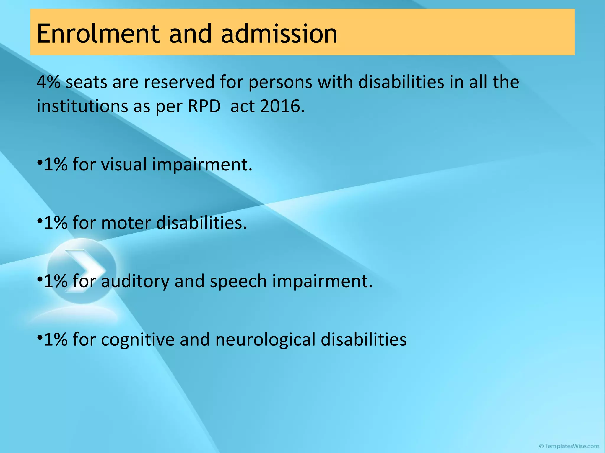 Inclusive education for persons with disabilities | PPT