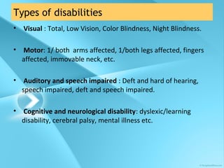 Inclusive education for persons with disabilities | PPT