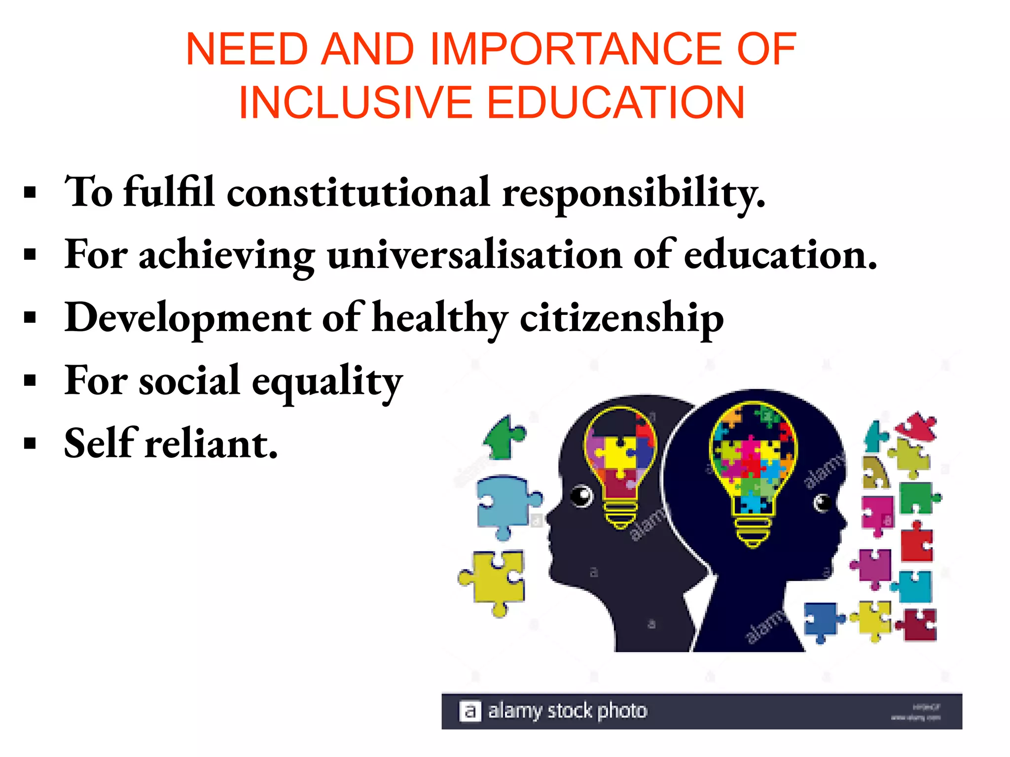 Inclusive education ppt | PDF