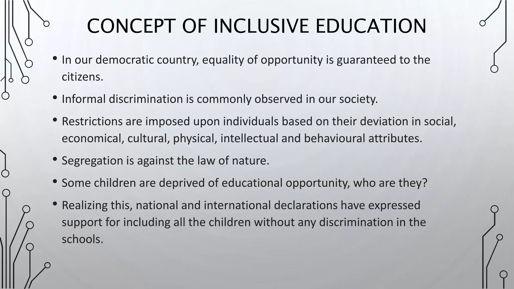 Inclusive Education ppt | PPT