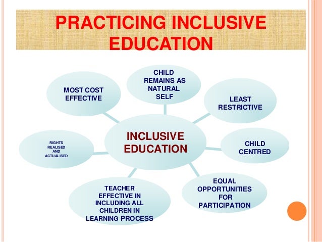 Inclusive education right to education