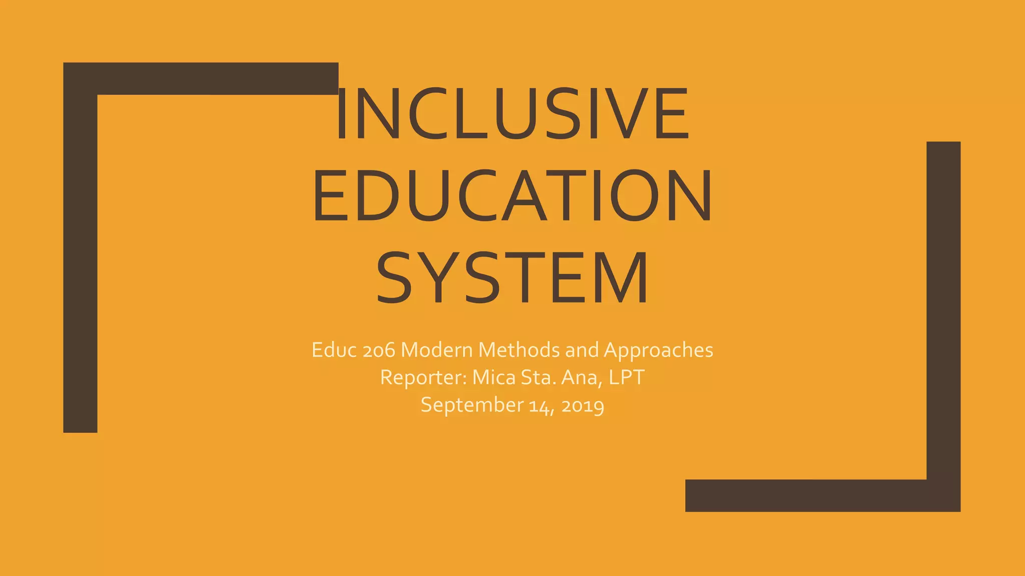 Inclusive education system in Sped Philippine Setting | PPTX