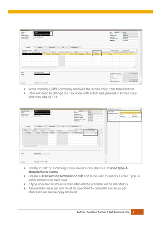 Inclusive excise process | PDF