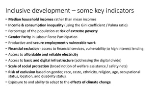 Inclusive Growth and Development | PPTX