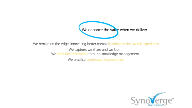 Synoverge Technologies - Introduction | PPT