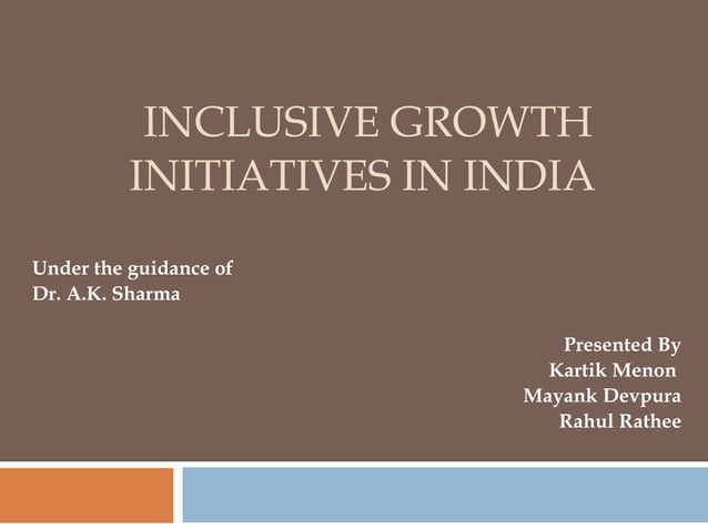 Inclusive growth in india 30 32_48 | PPT