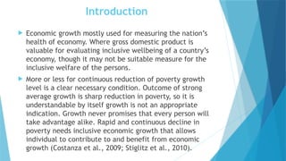 Inclusive Growth Presentation Slideshare | PPTX