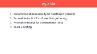Inclusive healthcare: Accessible website best practices | PPTX
