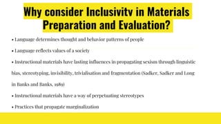 Inclusive instructional materials (1) | PPTX