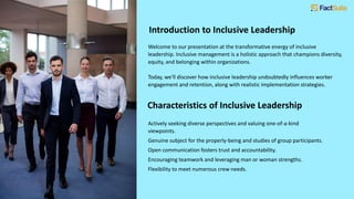 Inclusive Leadership Unleashed- Elevate Engagement, Amplify Retention ...