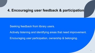 Helping library spaces be welcoming & inclusive | PPTX