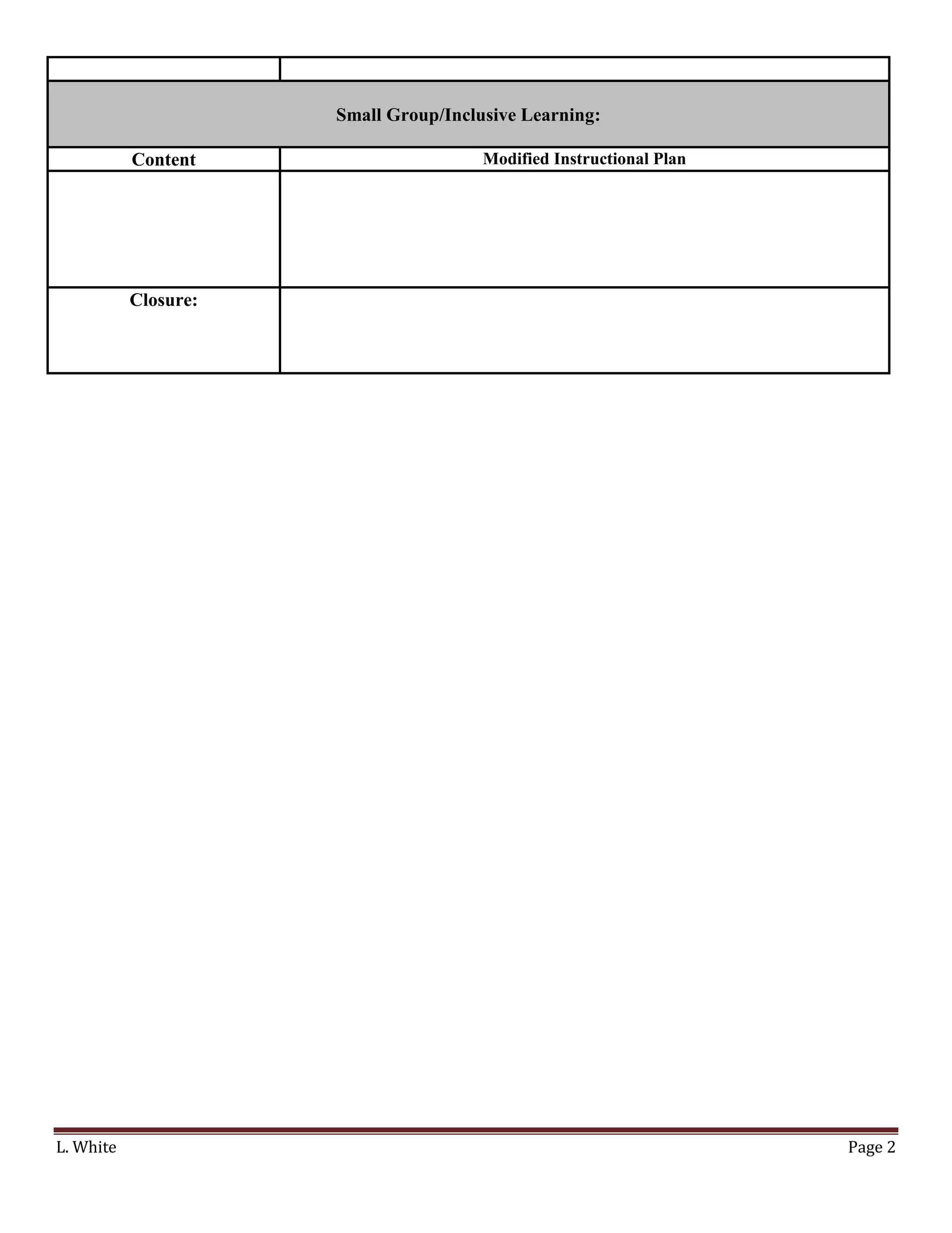 Inclusive Lesson Planning Guide | PDF