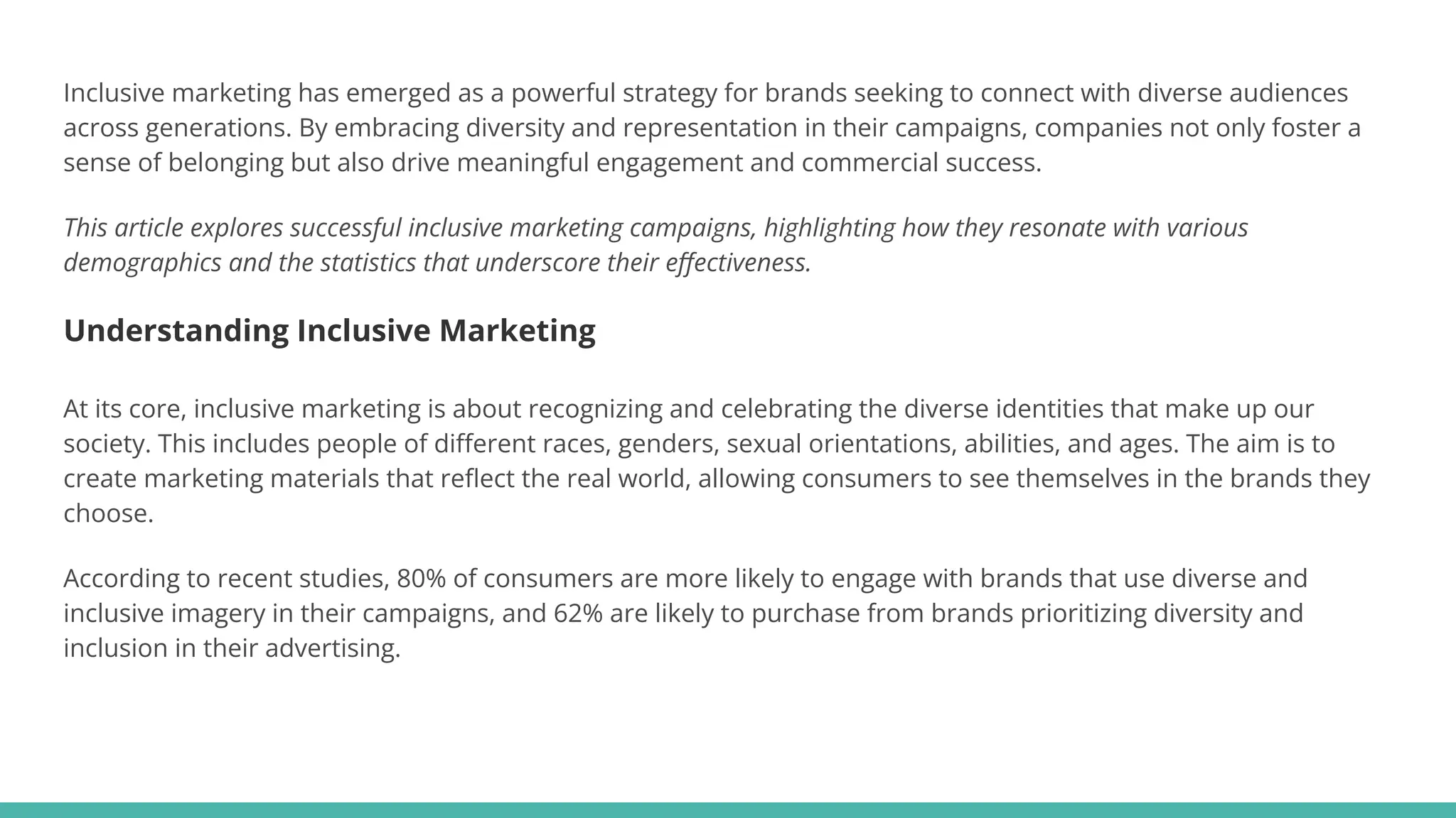 Inclusive Marketing Campaigns_ Success Stories That Resonate Across ...