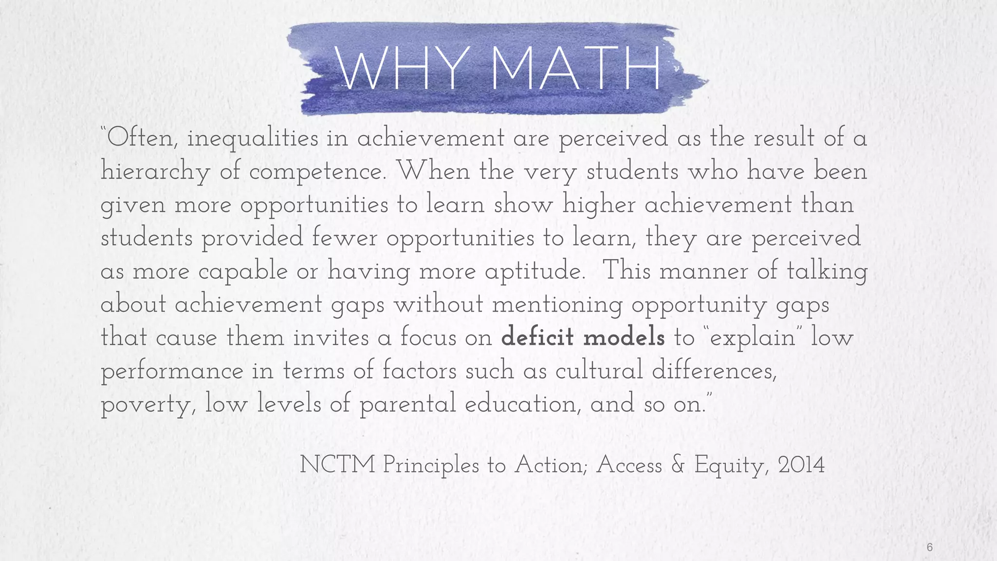 What Does an Inclusive Math Classroom Look Like? | PDF