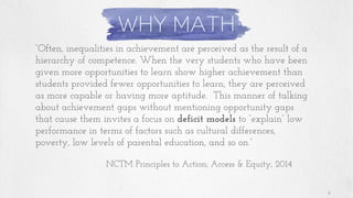 What Does an Inclusive Math Classroom Look Like? | PDF