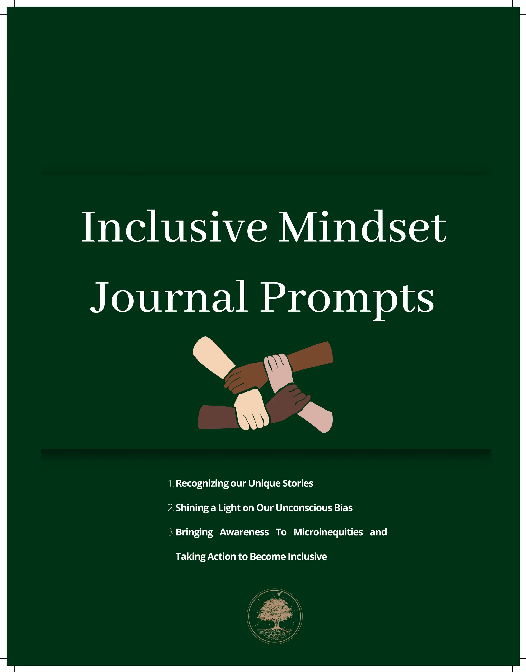 Inclusive+Mindset+Journal+Prompts that help with mindfulness | PDF