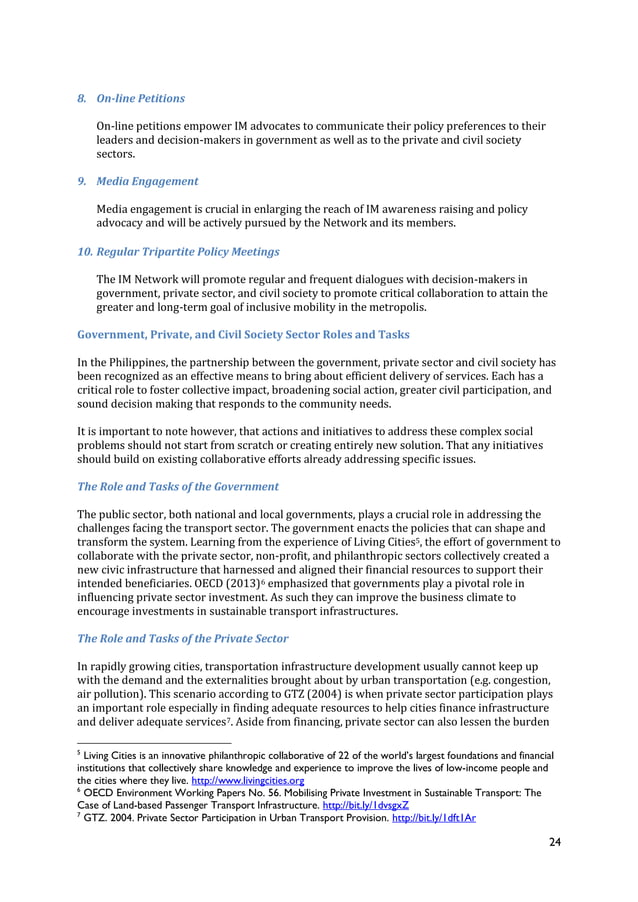 Inclusive mobility action plan for metro manila | PDF