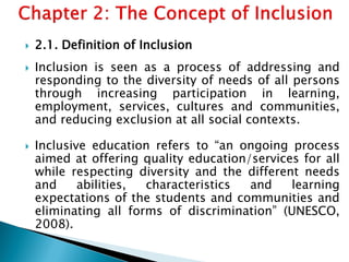 Inclusiveness all in one.pdf FRESHMAN STUDENT | PDF