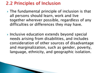 Inclusiveness all in one.pdf FRESHMAN STUDENT | PDF