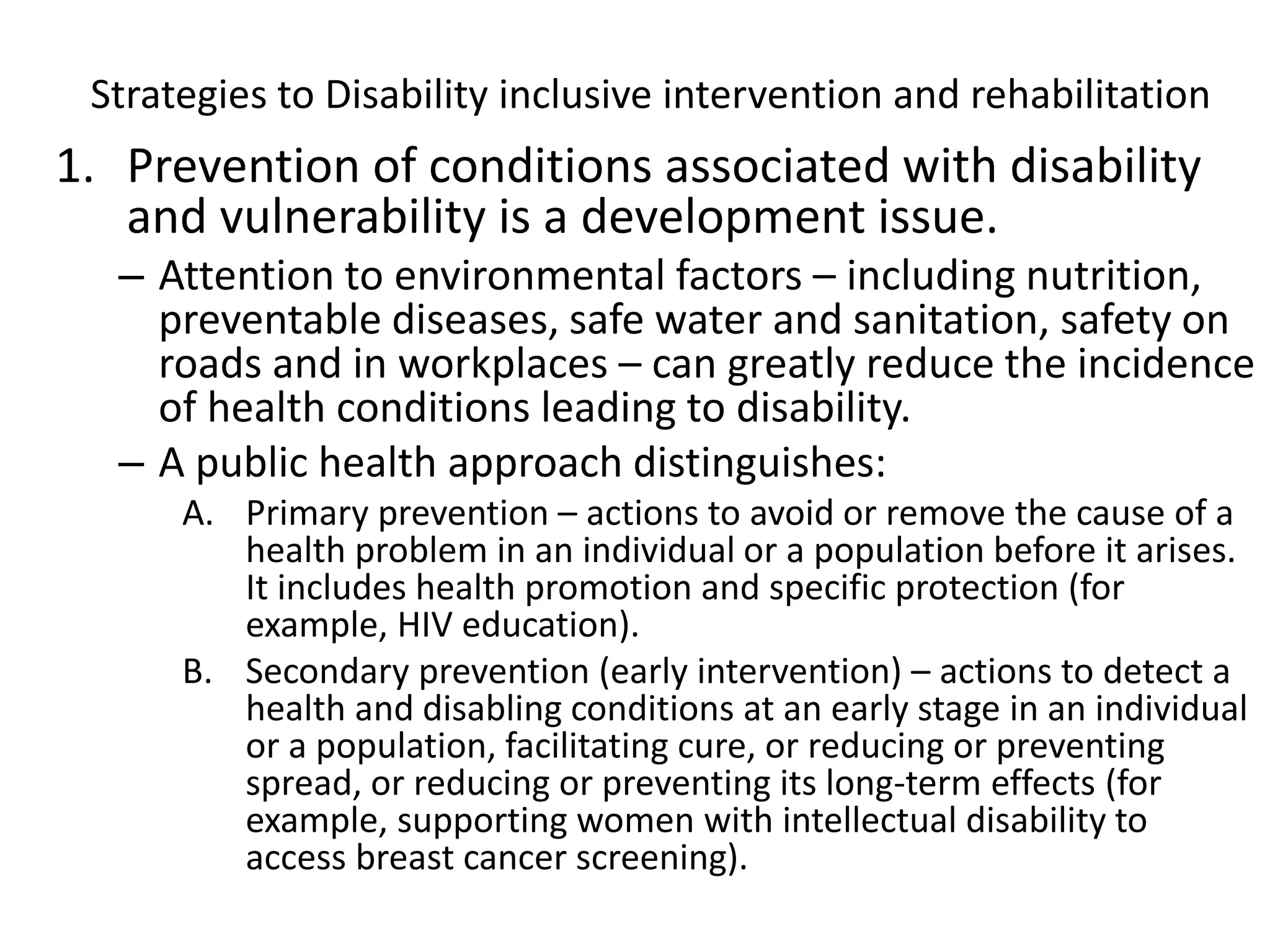 Inclusiveness Chapter three identification and differentiated services ...