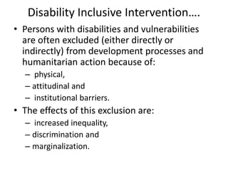 Inclusiveness Chapter three identification and differentiated services ...