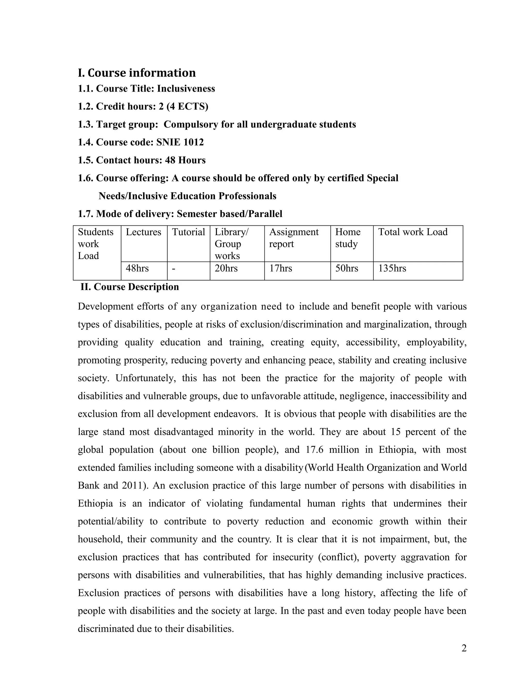 INCLUSIVENESS Module.pdf | Special Needs Kids | Parenting