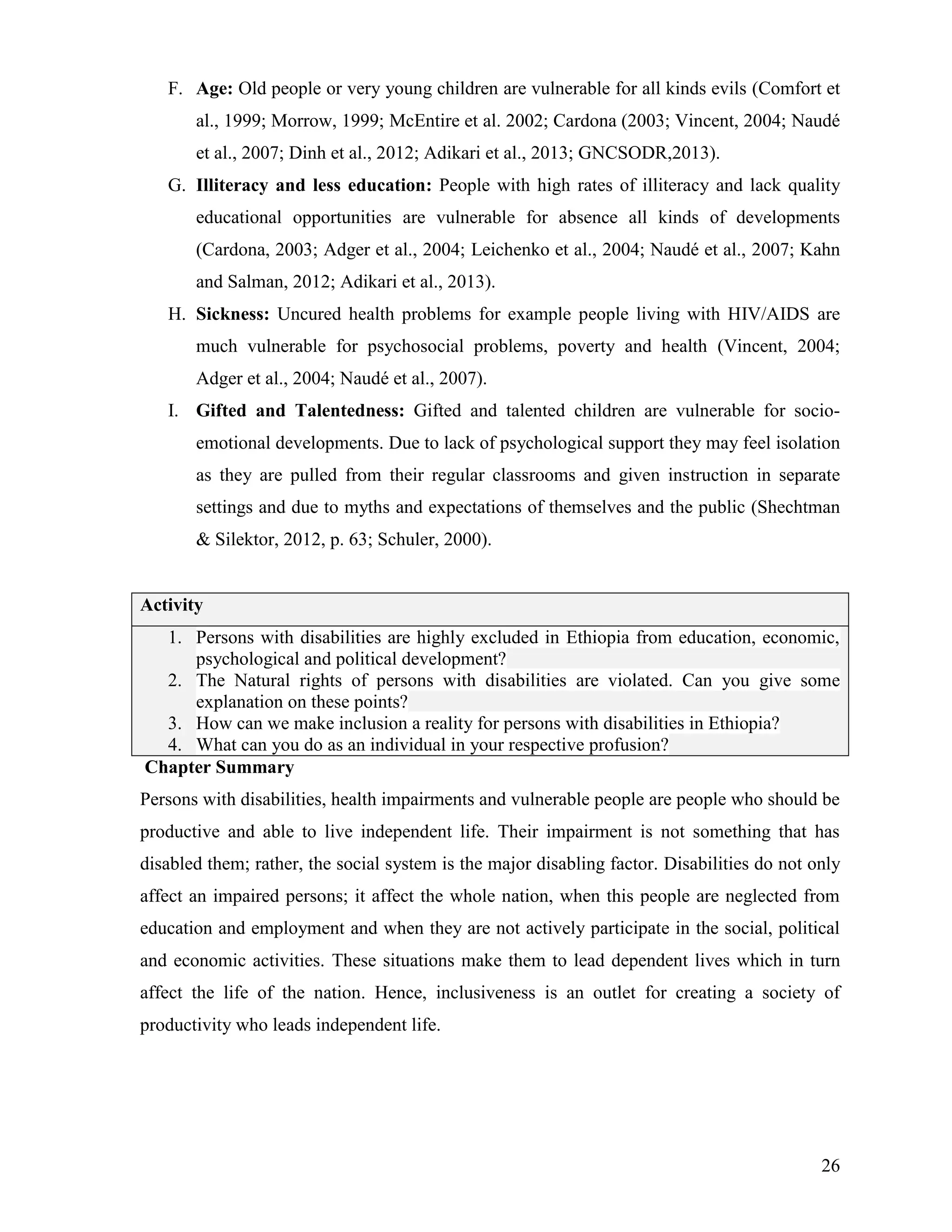 INCLUSIVENESS Module.pdf | Special Needs Kids | Parenting