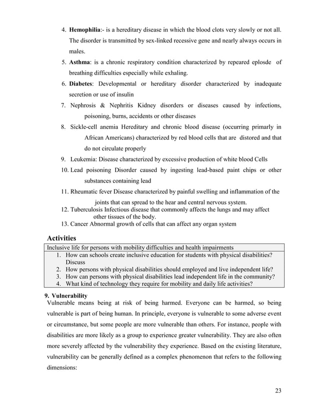 INCLUSIVENESS Module.pdf | Special Needs Kids | Parenting