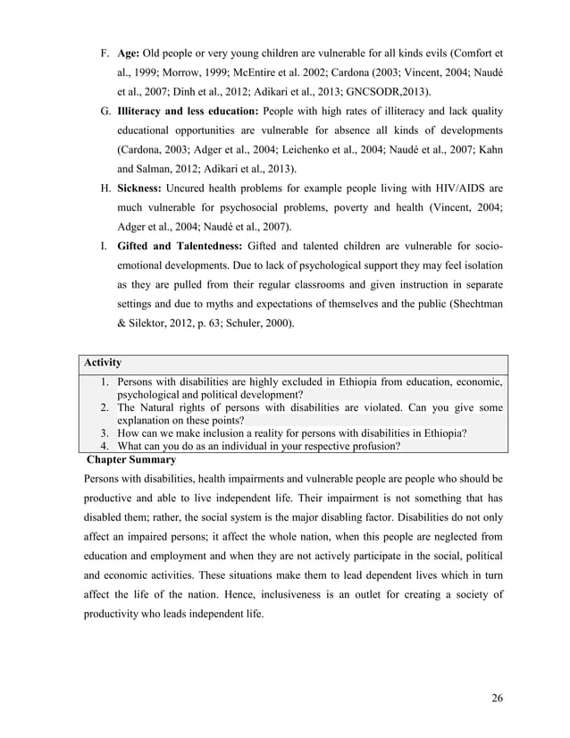 INCLUSIVENESS Module.pdf | Special Needs Kids | Parenting