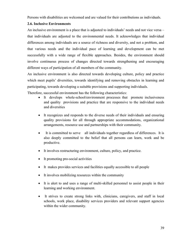 INCLUSIVENESS Module.pdf | Special Needs Kids | Parenting