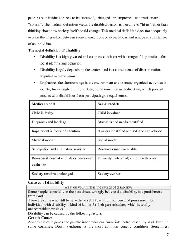 INCLUSIVENESS Module.pdf | Special Needs Kids | Parenting