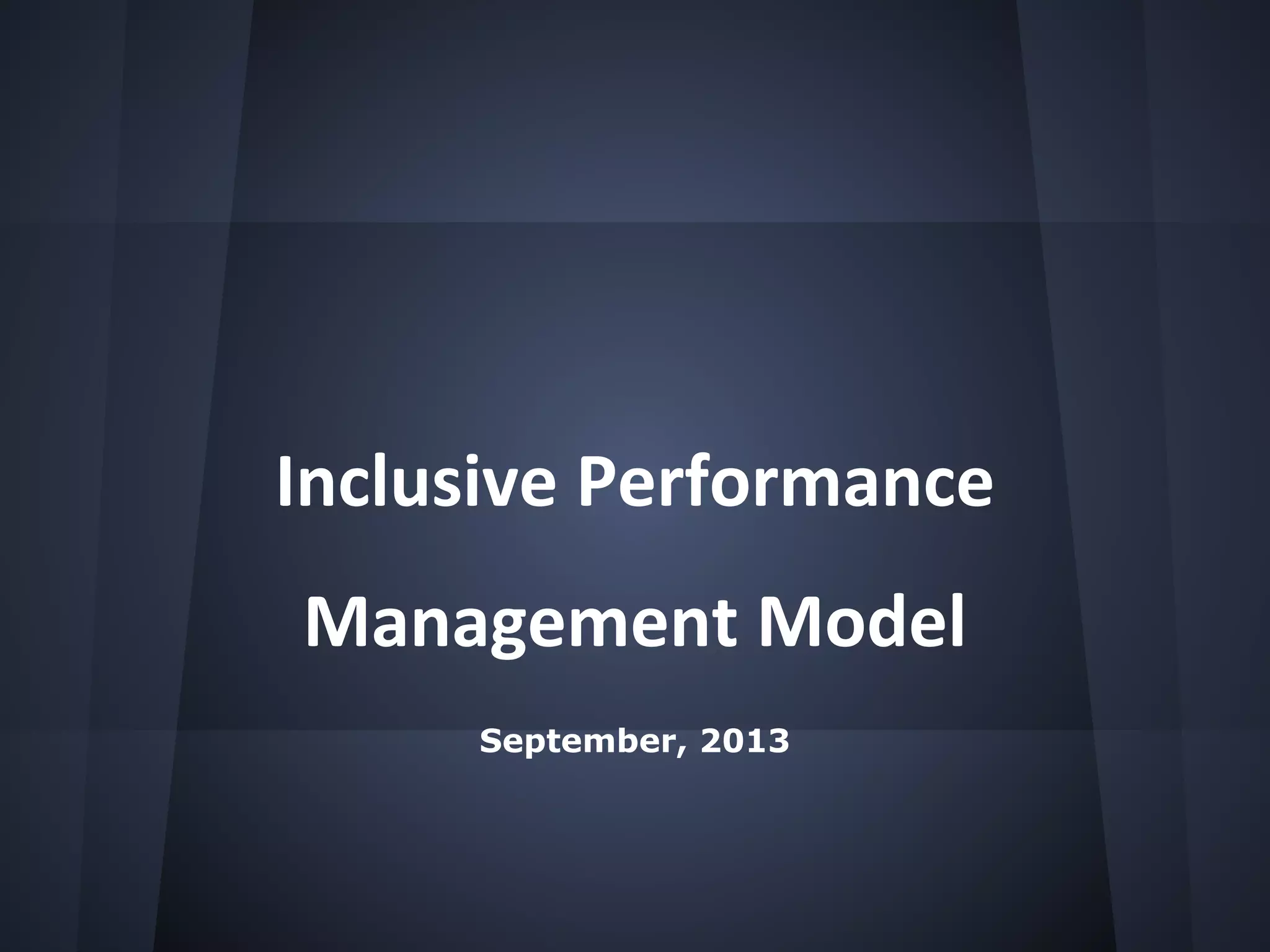 Inclusive Performance Management | PDF | Business Administration | Business