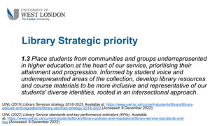 Inclusive reading lists: UWL approach and experience | PPTX