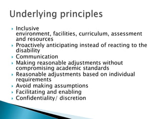 Inclusive teaching and learning in a diverse HE environment | PPT