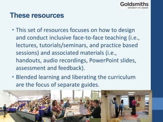 Inclusive Teaching - Teaching Methods and Support Materials | PPTX ...