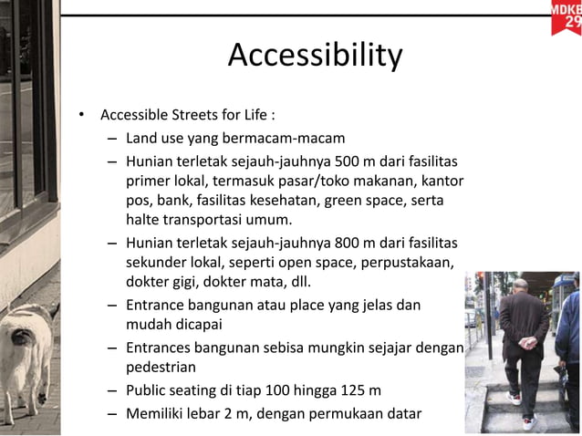Inclusive urban design streets for life (accessibility) | PPT