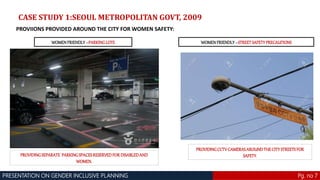 Concept of Gender-Based Inclusive urban planning for Urban Areas | PPTX